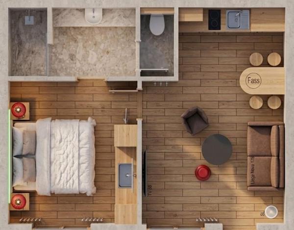 2 Zimmer Apartment Mit Küche - Fulda