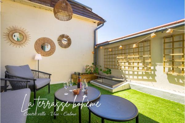 La Terrasse Bohème I T3 Climatisé, Centre-ville - Montauban
