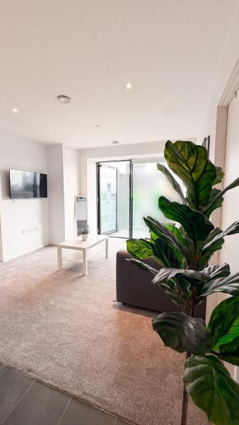 Stylish New 2br 5minao Arena Balcony Gym - Salford