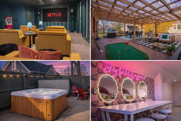 Hot Tub Karaoke Game Room L Sleeps 14 - Omaha, NE