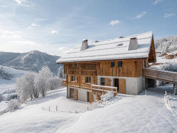 Chalet 5★, 15 Pers, Piscine Intérieure, Vue Montagnes, 7 Ch, Terrasse, Animaux Acceptés - Fr-1-304-299 - Manigod