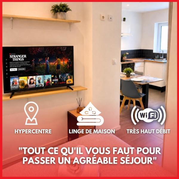 Studio 2 - Cour Privé - Face Tram - Hypercentre - Valenciennes