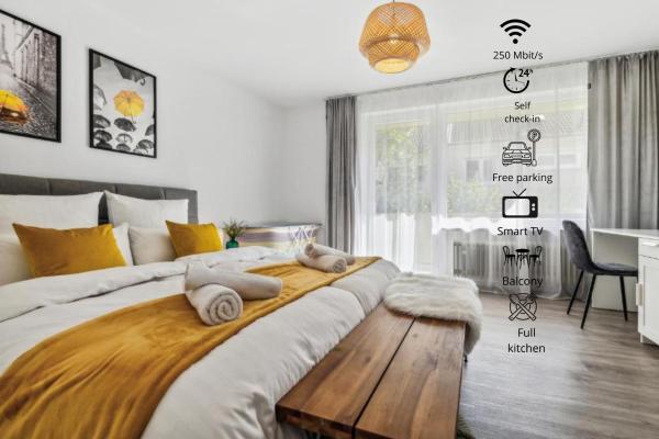Gelbe Koffer - Komfort Apartment In Homburg Mit 3 Separaten Schlafzimmern - 1 Km Zur Uniklinik - Bis 6 Pers - Zweibrücken