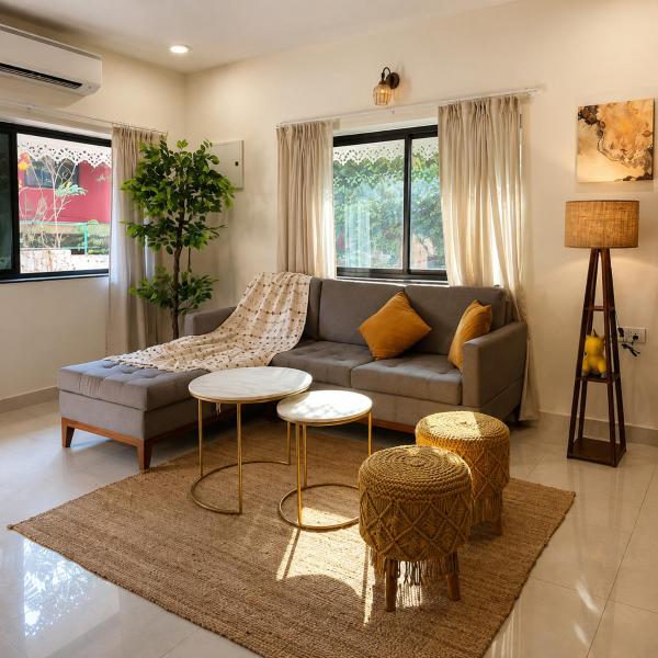 Luxurious 4bhk Villa In Anjuna With Common Pool - Anjuna