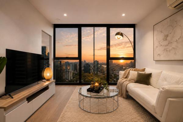 Melbourne City Skyline 180 Degree Views With Pool Gym & Sauna - Brunswick