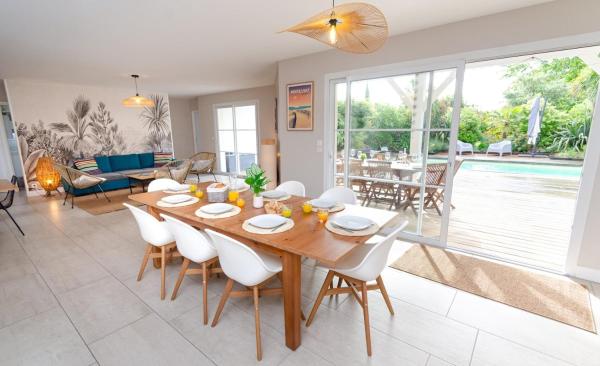 Villa Piscine 9 Pers - 10 Min Soulac - Soulac-sur-Mer