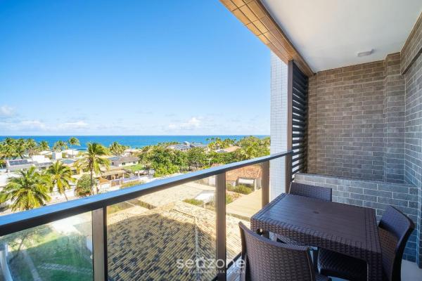 Balcón Y Vista, A Pasos Del Mar Rgf0410 - Lauro de Freitas