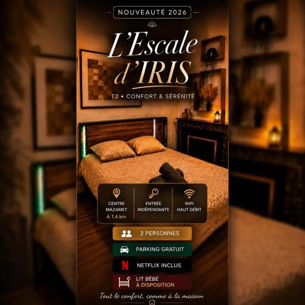 Escale D Iris Grand Extérieur ÉClairé Stationnement Privé - Pont-de-Larn