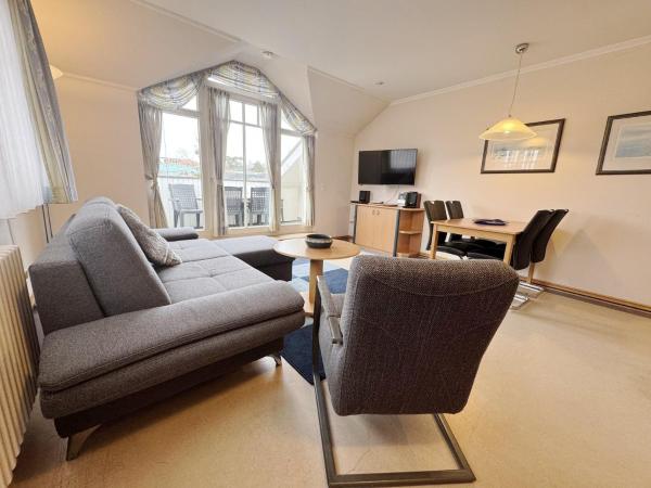 Dünenpark Binz - Komfort Ferienwohnung Mit 1 Schlafzimmer Und Balkon Im Dachgeschoss 186 - Binz