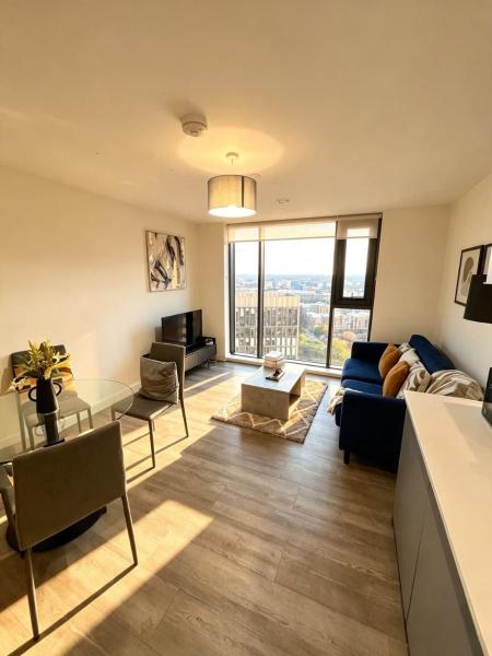Broad St Luxury Penthouse, 1bd,free Gym & Netflix - Birmingham