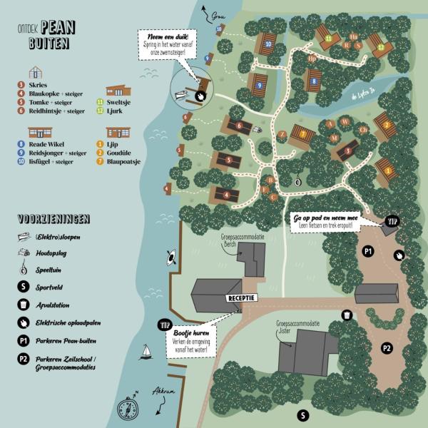 Pean-buiten Waterlodges - Friesland