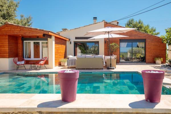 Superbe Villa Climatisée Avec Piscine, Vue Magnifique - Châteauneuf-du-Pape