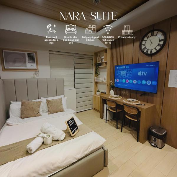 New Japandi Studio In Capital Town With Free Pool Access - San Simon