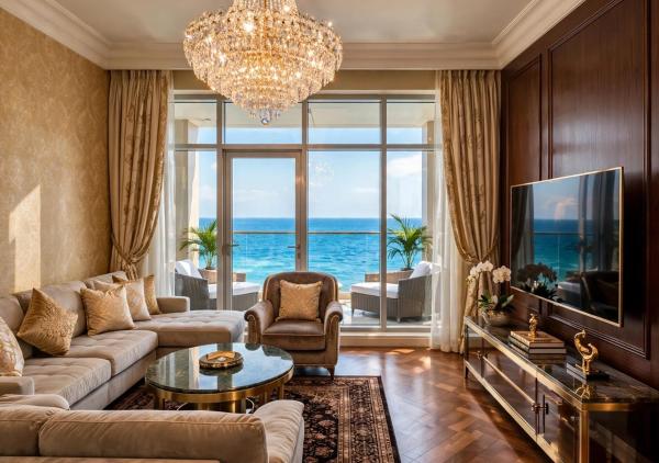 Luxury Sea View Apartment Pool & Gym&jacuzzi - Ajmán