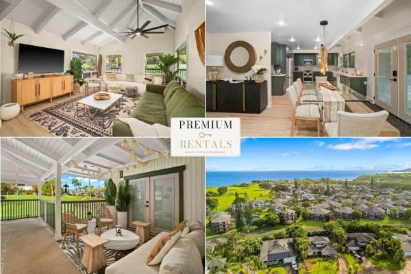Kauai Mermaid Queen Sanctuary - Sleeps 16 - Ac - Kauai