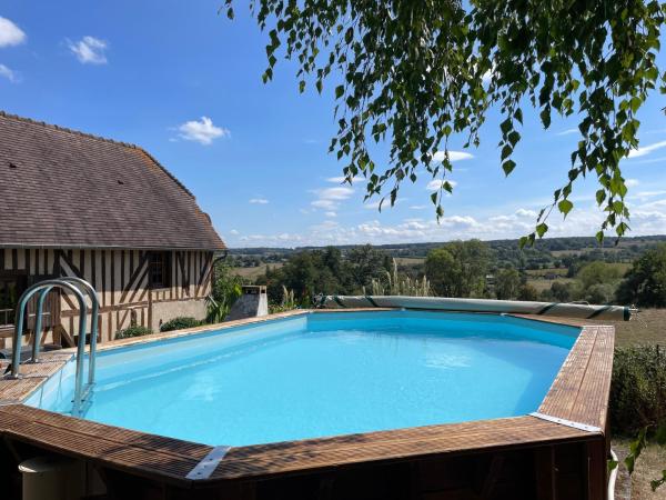 Cottage Coupigny - 180-degree View - Swimming Pool - Nature - Orne