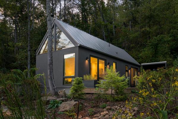 Firelight Modern Cabin Sauna Eggs Hot Tub Gardens - Asheville, NC