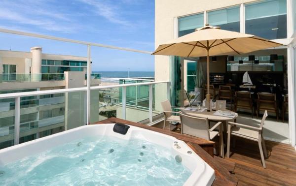 Cobertura Pé Na Areia Com Jacuzzi E Vista Mar - Matinhos