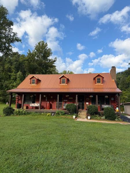Log Cabin In The Field - West Virginia
