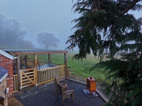 Y Golchdy, Romantic Cottage Style Cabin, Spa Hot Tub, Mountain Views, Dog Friendly - Wales