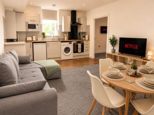 The Ashford, Stylish 2br With Parking, 5 Guests, Near Nec And Birmingham Airport - Nuneaton