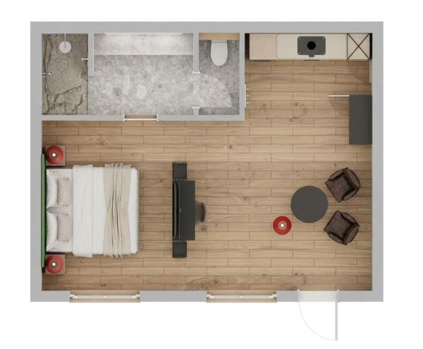 Großzügiges 1 Zimmer Apartment Im Neubau 107 - Fulda