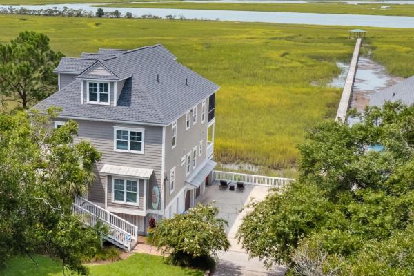 616 E Erie Driftwood Marsh And River Views Private Pool - Charleston, SC