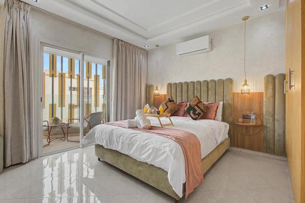 ÉLégant Cocon Au Cœur Dagadir à 7 Min à Pied De La Mer Appartement Hôtel - Agadir