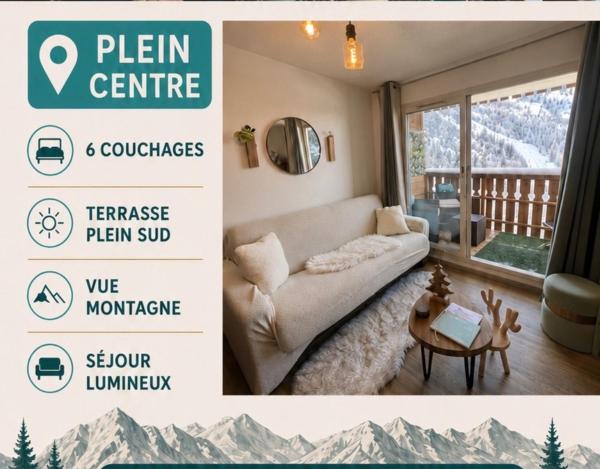 Apart'hôtel Luxueux 2 Chambres Pour 6 Personnes Centre Et Cœur Station, Confort 5 éToiles - Isola