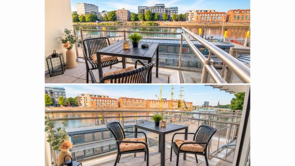 Weser-panorama Apartment - Zentral Und Am Wasser - Bremen