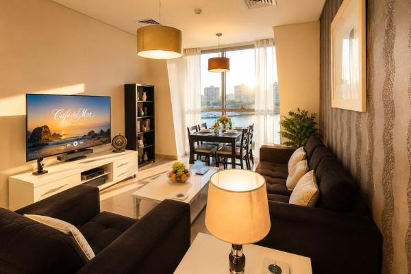 2br-seafront,homey & Family-friendly Zigzag Tower B 103 - 도하