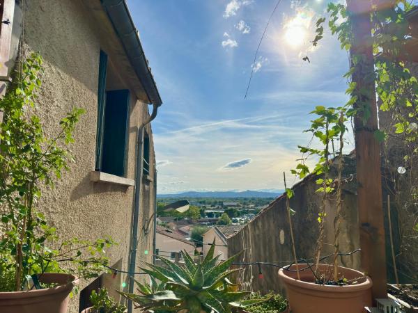 Maison De Village Avec Terrasse Et Vue Panoramique - Le Carbet - Saint-Guilhem-le-Désert