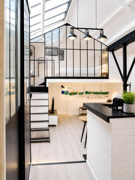 Atelier D'artiste Marais Paris, 3 Chambres, Cour Privée Calme - Paris
