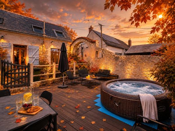 Gîte Climatisé Avec Jacuzzi Privé & Terrasse - Jusqu'à 7 Pers Entre Blois Et Amboise - Chaumont-sur-Loire