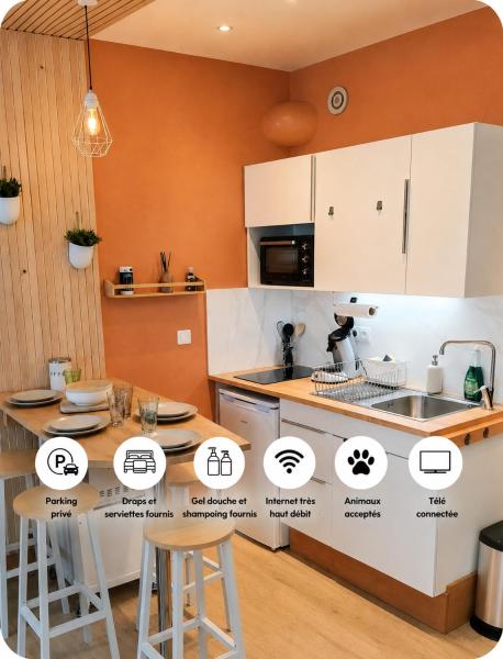 Hyper Centre Chambéry Moderne Et Cosy Avec Garage Privé - Chambéry