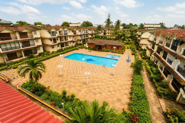 Brand New Spacious Studio Apartment For Up To 8 People In A Gated Community With Pool, Washing Machine, Kitchen And Parking Walking Distance To Calangute Beach G4 - Goa