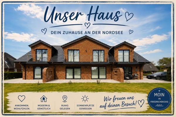 Friedrichskoog - Ferienwohnung - Ideal Für Paare & Familien - Friedrichskoog