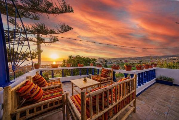 Moroccan Haven With Ocean View - Taghazout