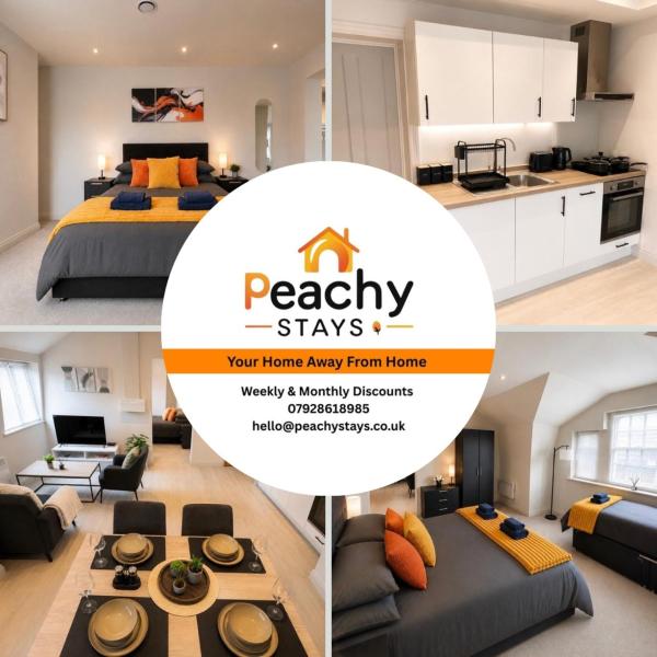1 Bed, Leeds City Centre Apt, Sleeps Up To 5 People, Leisure, Travel, Business, Contractor, Long And Short Term Stays, Great Rates Available At Peachy Stays - Leeds