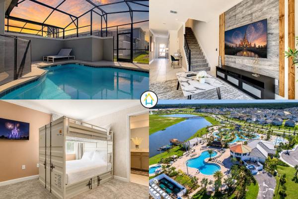 Stunning 5br With Kids Splash Pad & Private Pool - Kissimmee, FL