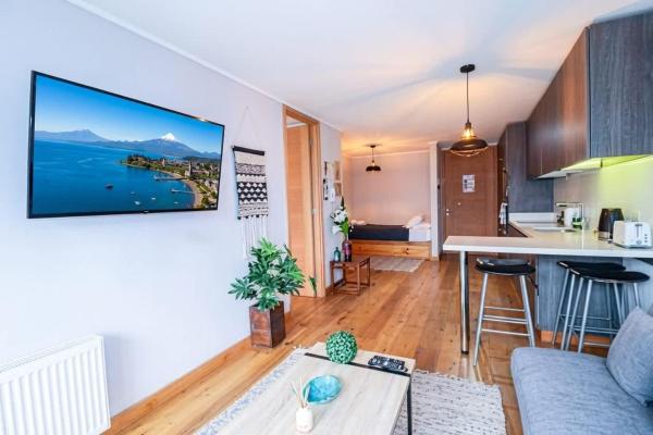 Hom I Depto 1d1b, Wifi, Estacionamiento, Piscina Temperada, Calefacción Central - Los Lagos