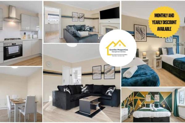 Spacious 5br Business Stay - Sleeps 9 - Parking - 28 Percent Off Monthly - Leicester