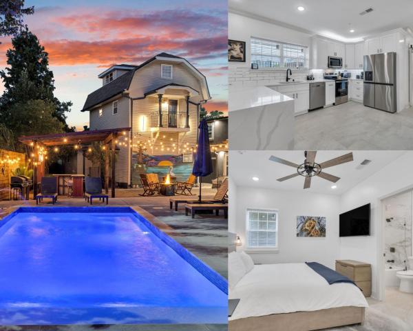 Poolside Bliss 7 Bedroom Stay Near City Park - New Orleans, LA