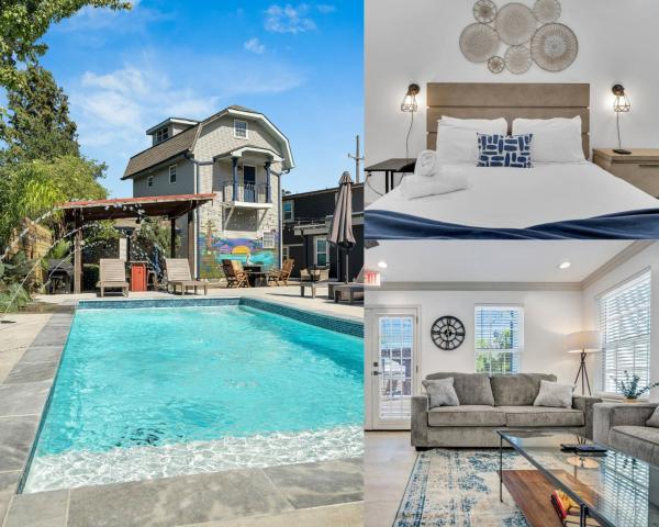 Nola Getaway 4 Bedroom With Shared Pool And Hot Tub - New Orleans, LA