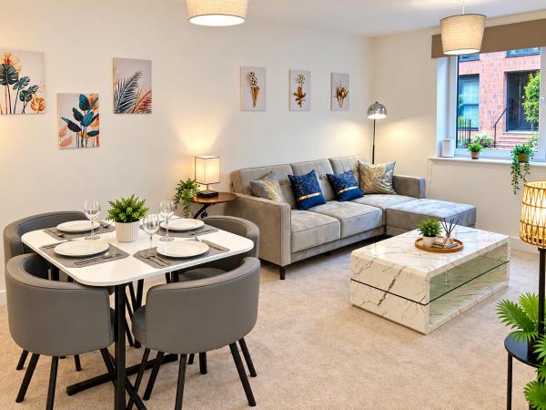 2 Bedroom Luxury Apartment! City Center With Free Parking! - Derbyshire