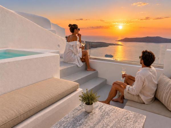 S For Santorini Unique Suites- Volcano, Sunset & Caldera View! - Santorini