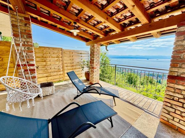 Kozul Apartments Lovran - Panoramic Sea View From Large Covered Terrace & Ev Wallbox - Lovran