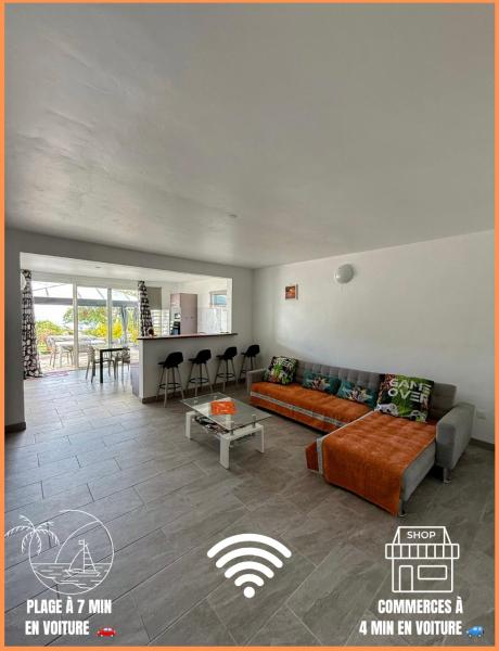 Châtaigne T3 Sainte-luce - Jacuzzi Privé Et Vue Sur Le Rocher Diamant - Martinique