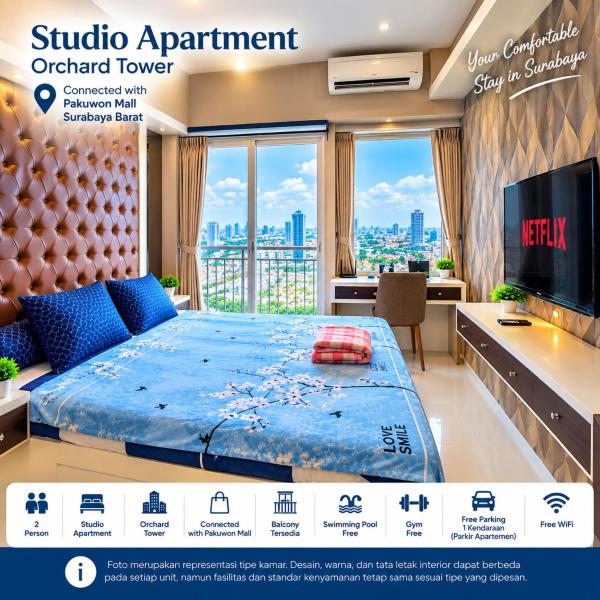 Orchard Tower With Netfix By Aquhome - Surabaya