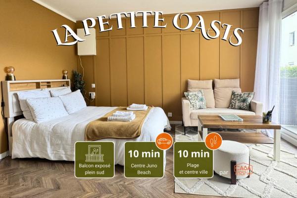 La Petite Oasis - Pour 2pers - 2km Du Centre Juno Beach Et Plage Du Débarquement - 10min à Pieds Du Centre Ville & De La Plage - Balcon - Exposition Sud - Stationnement & Wifi Gratuits - Courseulles-sur-Mer